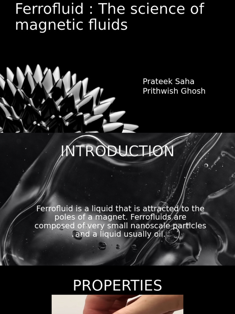 Ferro Fluid | PDF