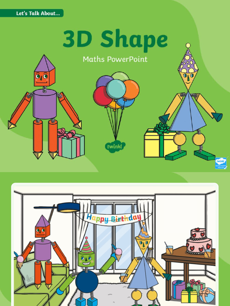 T M 31314 Talk About 3d Shape Maths Powerpoint Ver 4 | PDF
