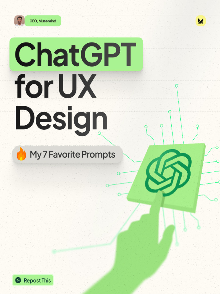 ChatGPT For UX Design | PDF