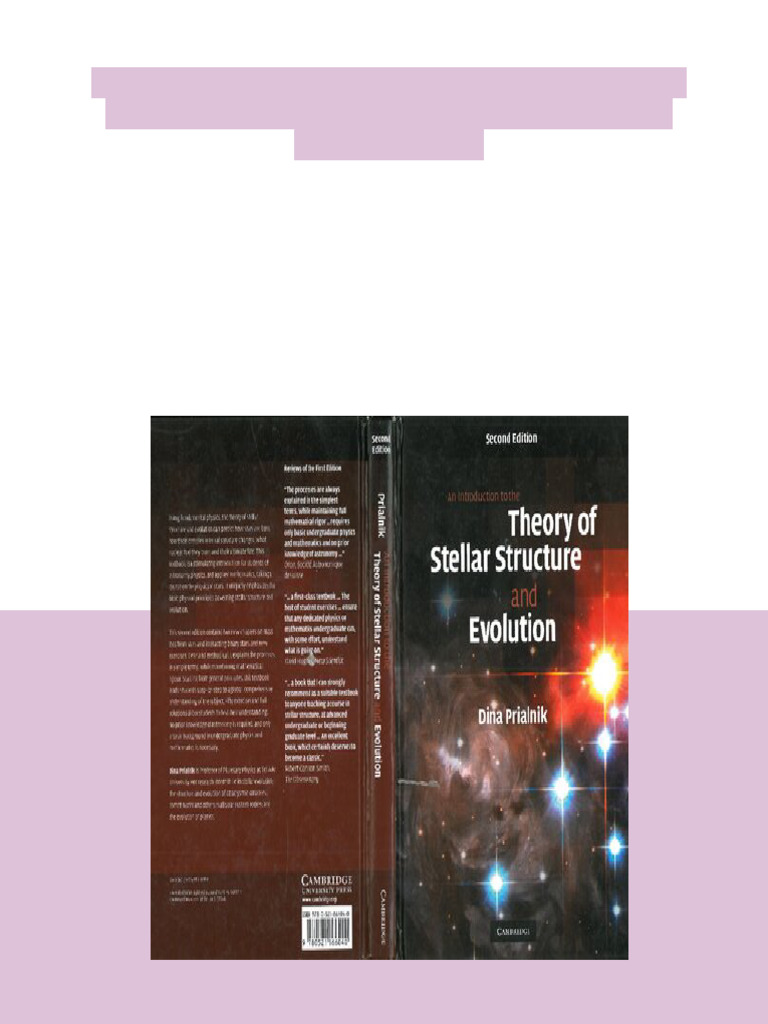 An Introduction To The Theory of Stellar Structure and Evolution 2nd ...