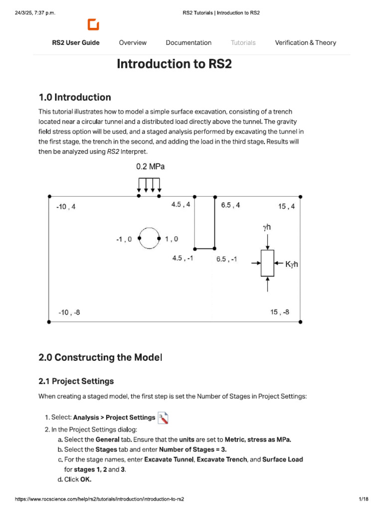 Introduction To RS2 | PDF