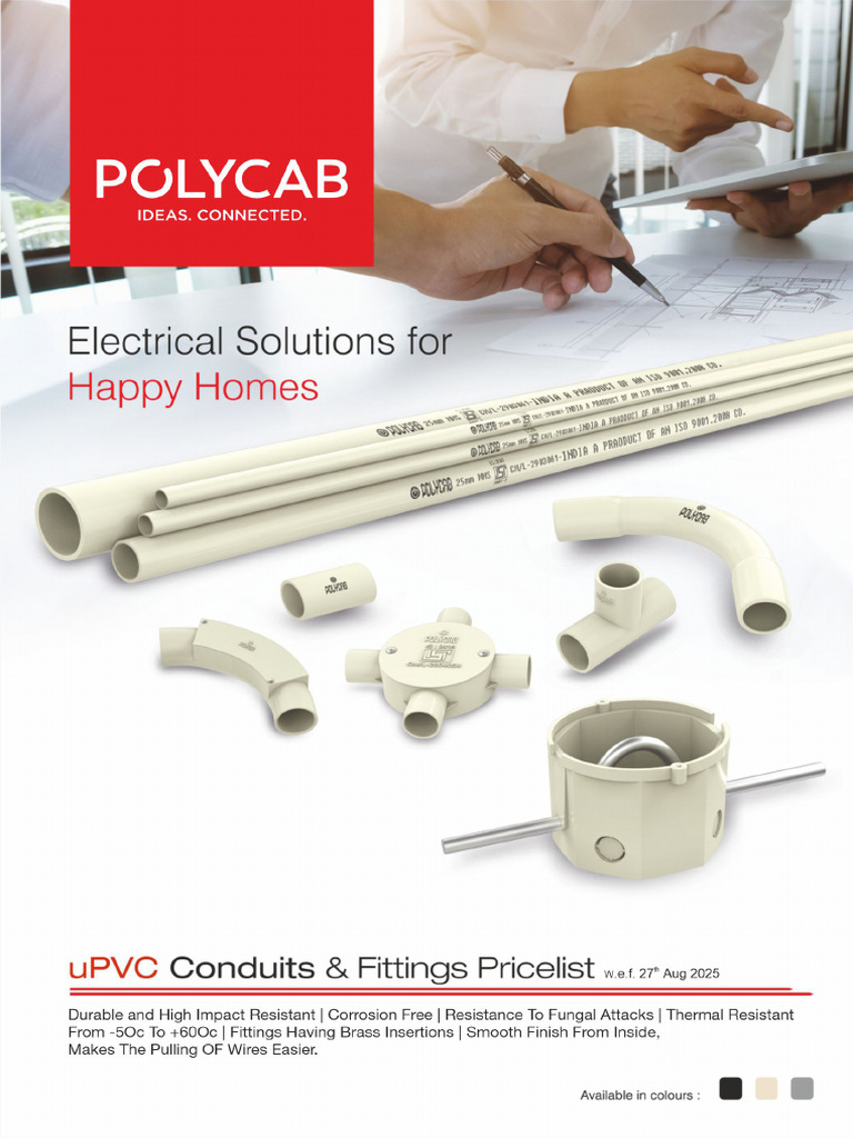 Polycab - Price List W.E.F. 27-08-'25 | PDF