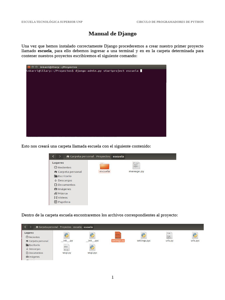Manual Django Circulo Python | PDF | Archivo de computadora | Python (lenguaje de programación)