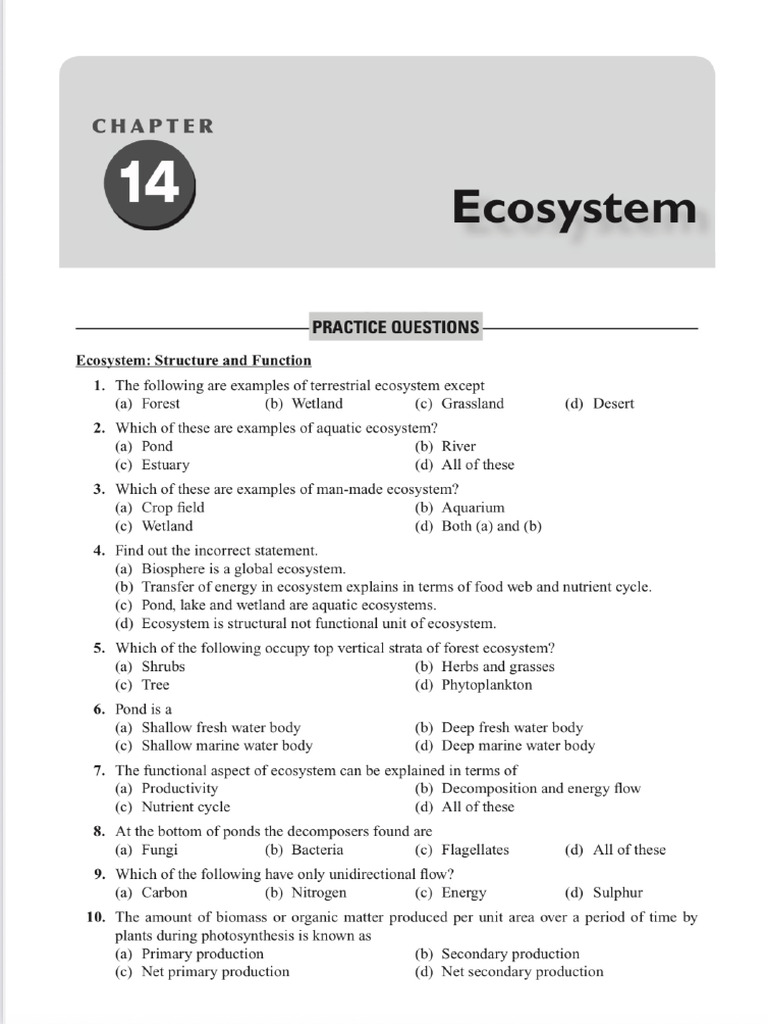 19.Ecosystem 2-1 | PDF