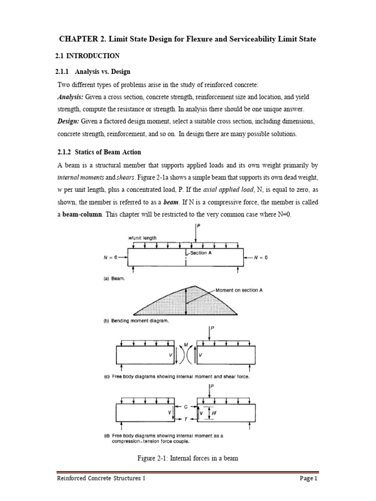 Limit State Design in Reinforced Concrete | PDF | Beam (Structure ...