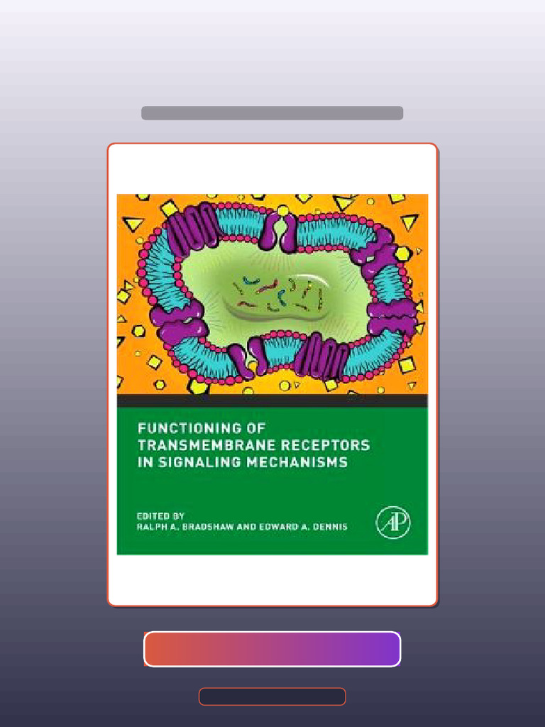 Functioning of Transmembrane Receptors in Signaling Mechanisms Cell ...