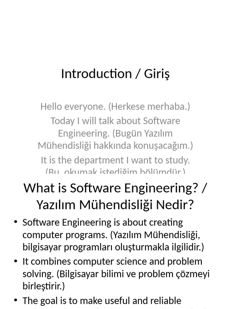 Software Engineering Presentation | PDF