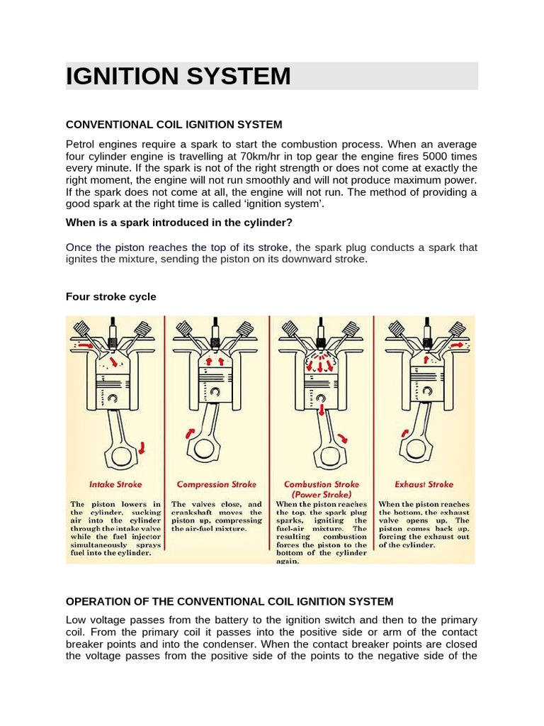 Ignition System Handout 2 | PDF | Electromagnetic Induction | Transformer