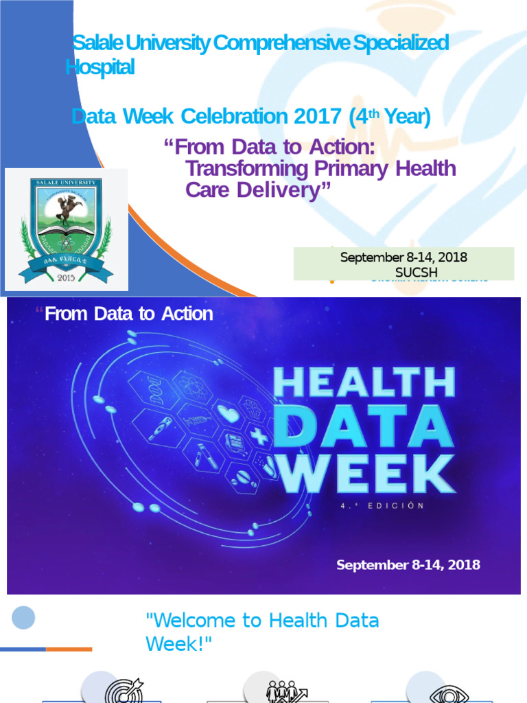 Health Data Week 2018: Transforming Care | PDF | Data Quality | Leadership