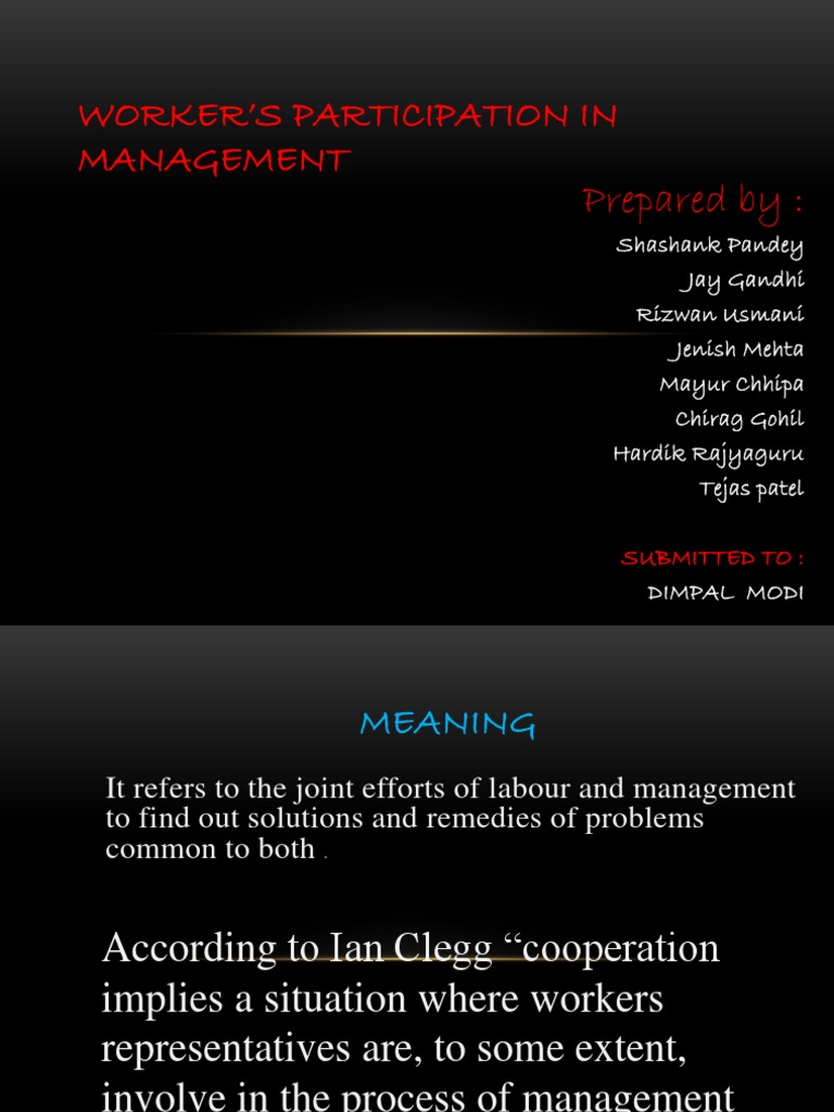Labour Management Cooperation Riz | PDF | Employment | Business