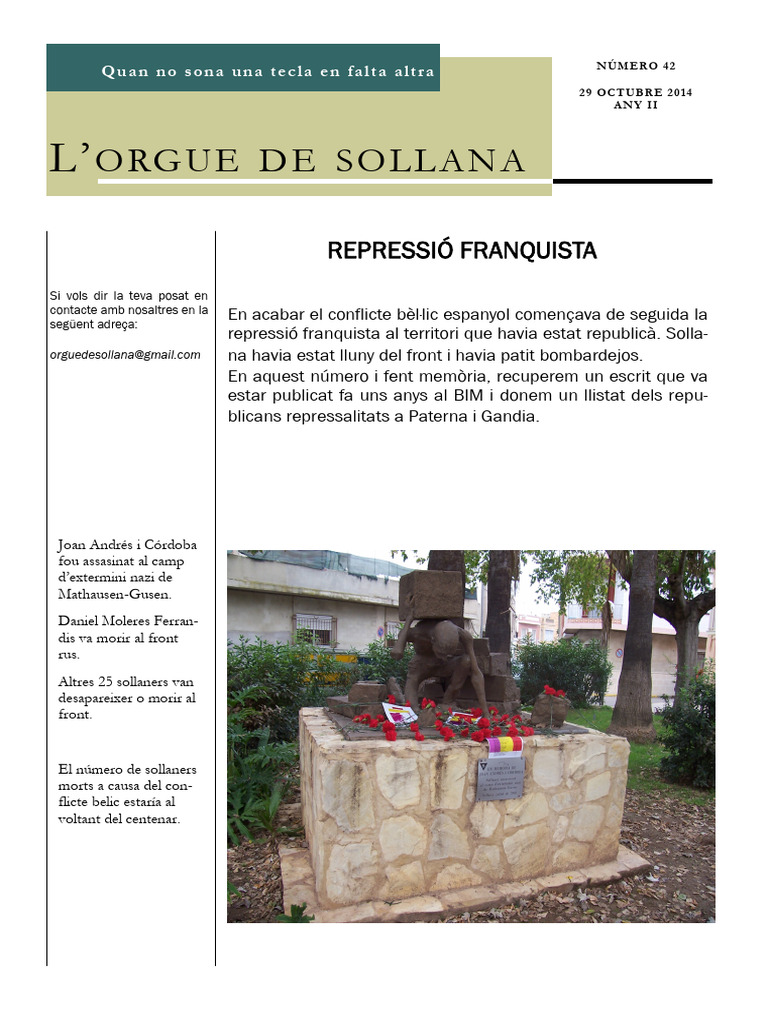 L'Orgue de Sollana Número 42 | PDF