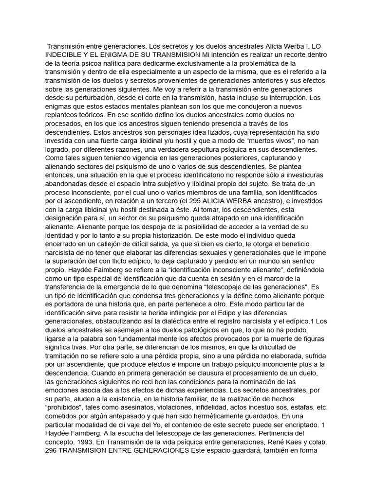 Werba | PDF | Mente inconsciente | Mente
