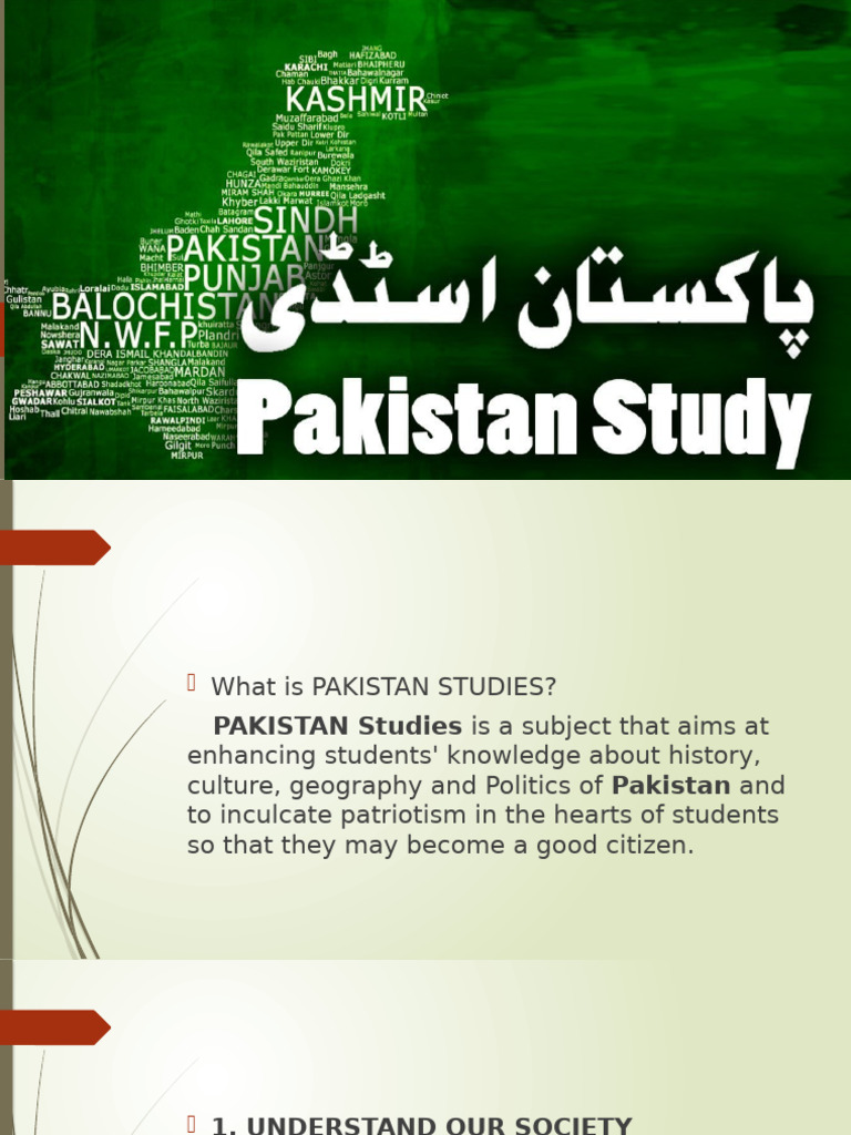 Importance of Pakistan Studies Explained | PDF | Liberal Arts Education