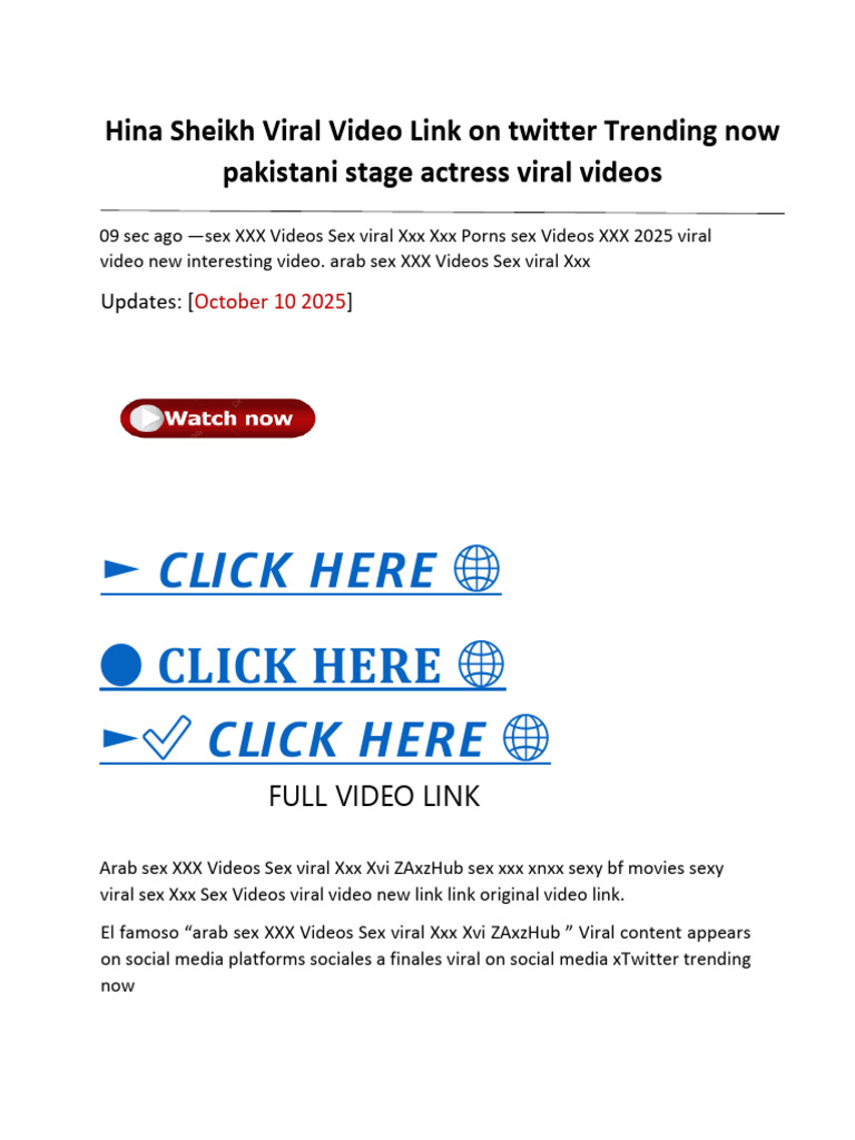 Hina Sheikh Viral Video Link On Twitter Trending Now Pakistani Stage ...