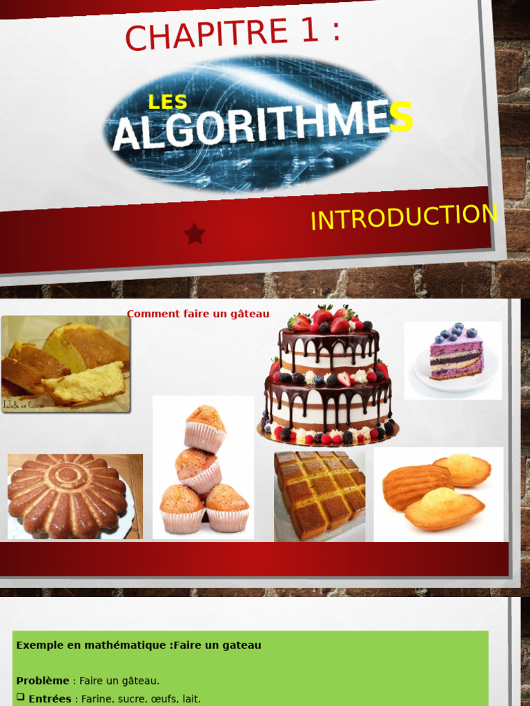 Chapitre 1 Introduction Aux Algo | PDF | Programmation informatique | Variable (informatique)