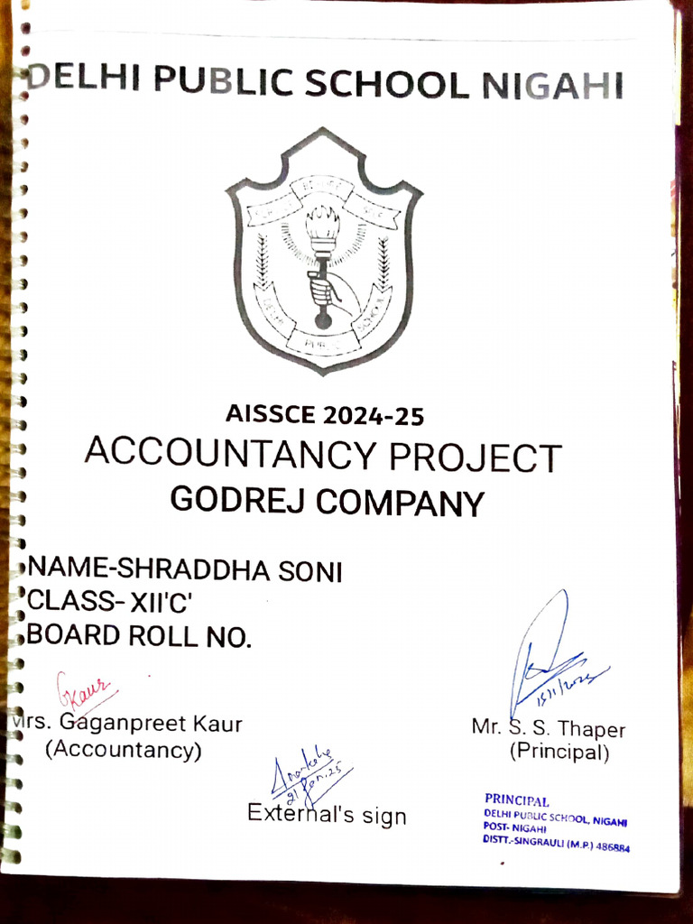 Accounts Project | PDF
