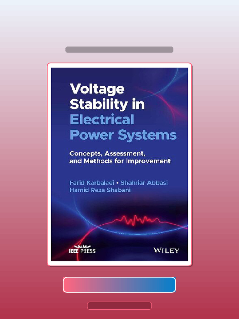 Complete Voltage Stability in Electrical Power Systes 1st Edition HQ ...