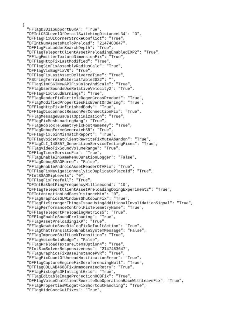 FASTFLAG Boost Fps Boost Low Ping | PDF