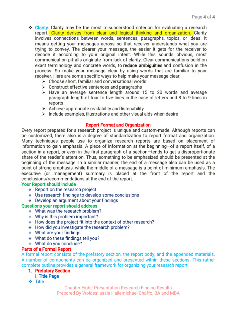 Chapter 8- Research Findings Presentation (1).Pdf_2 | PDF