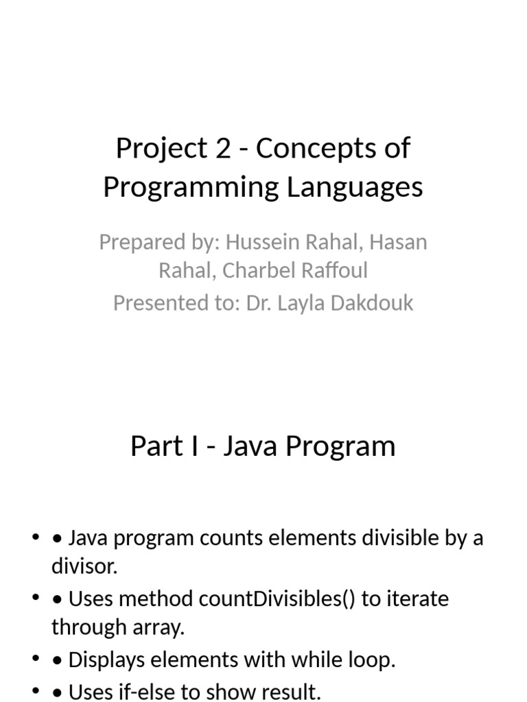 Project 2 Presentation | PDF