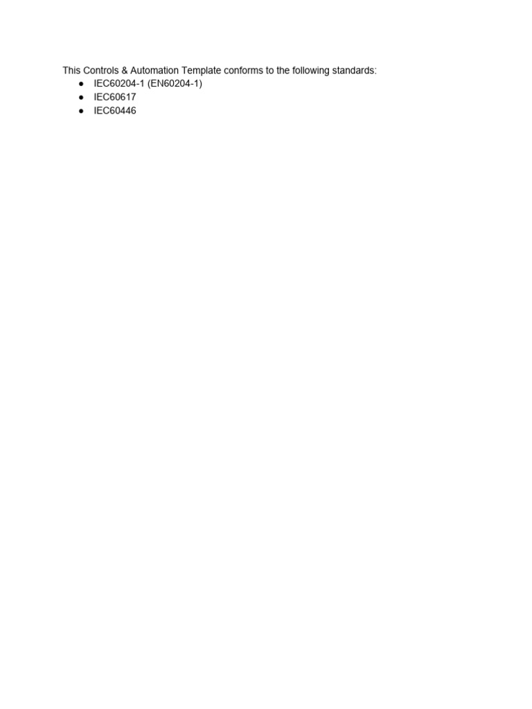 IEC Template Standards | PDF