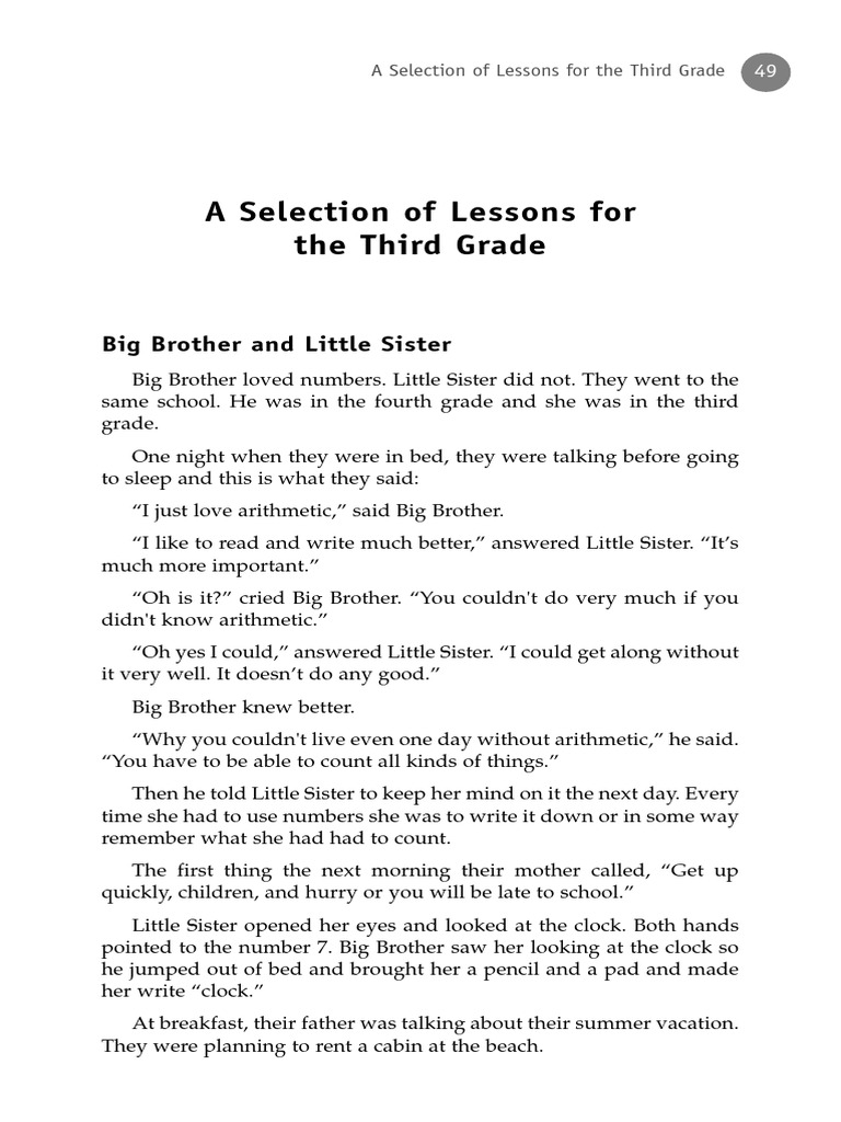 ThirdGrade Math Lesson Stories and Practice | PDF