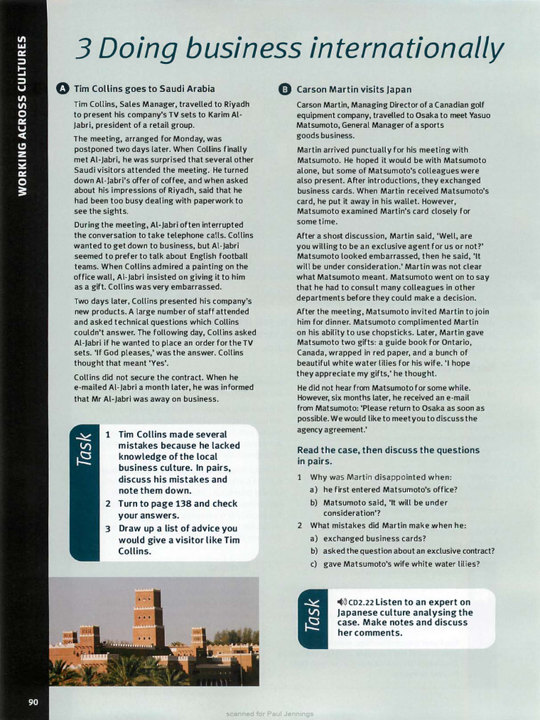 International Business Etiquette Insights | PDF
