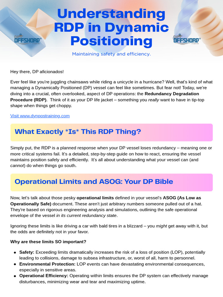 Understanding RDP in Dynamic Positioning PDF | PDF