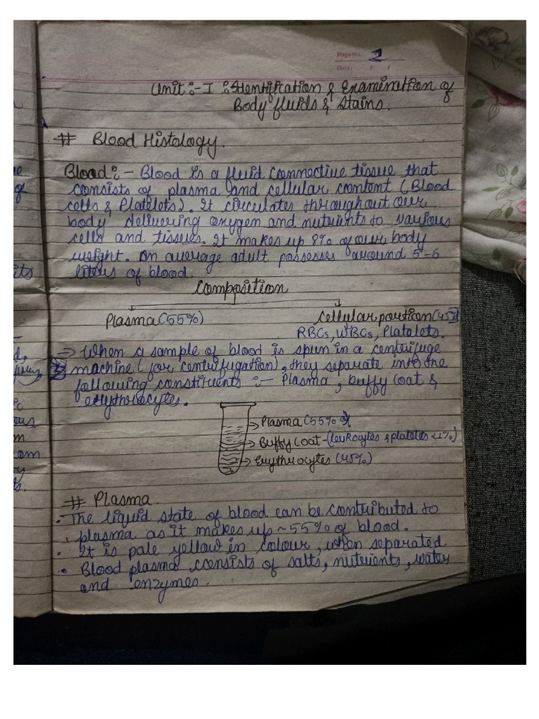 Identification and Examination of Body Fluids and Blood | PDF