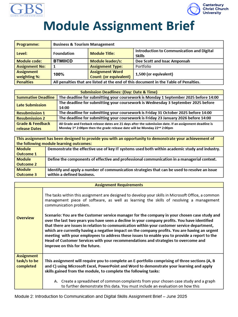 M2 June 25 Assignment Brief v1 | PDF | Plagiarism
