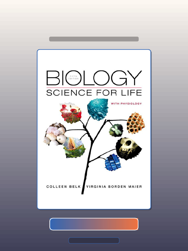 Biology Science For Life With Physiology 5E Colleen M Belk Virginia ...