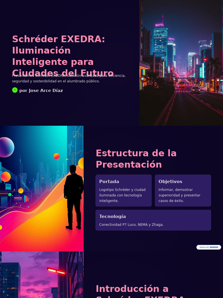 Iluminación Inteligente Schréder EXEDRA | PDF | Internet de las Cosas ...