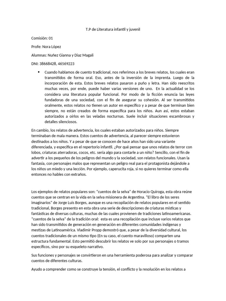 Análisis de Cuentos Tradicionales Infantiles | PDF | Cenicienta | Cuentos