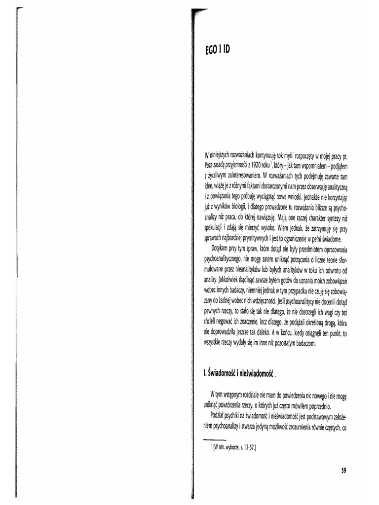Freud - Ego I Id | PDF