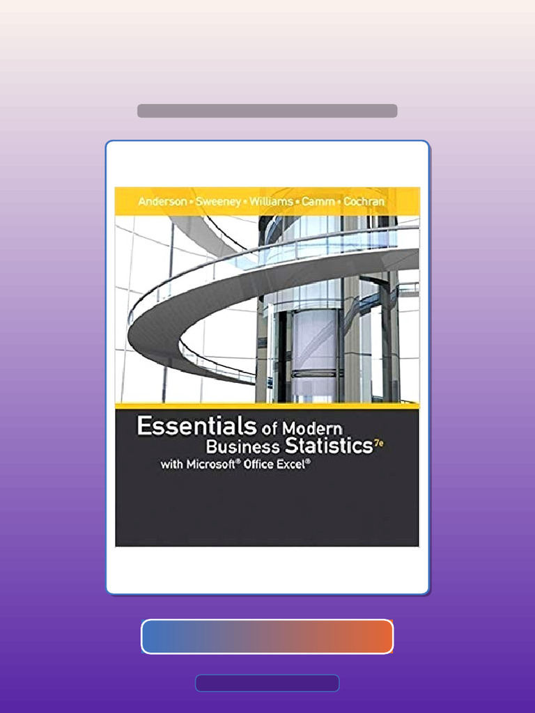 Essentials of Modern Business Statistics With Microsoft Office Excel ...