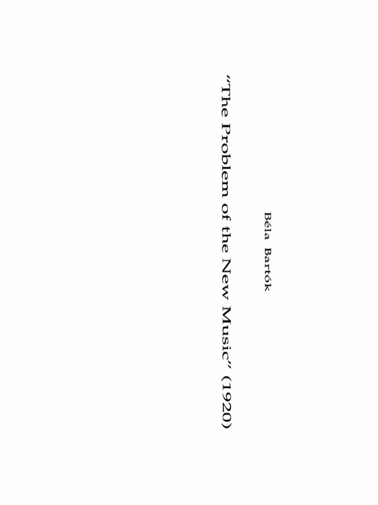 Bartok | PDF