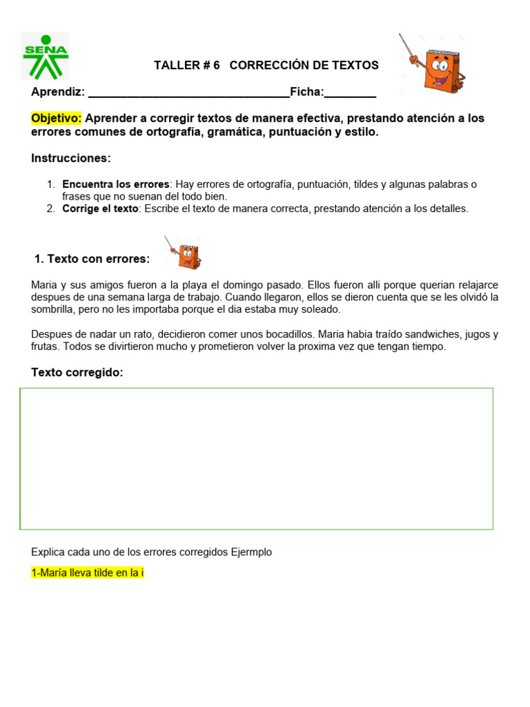 Corrección de Textos: Taller Práctico | PDF