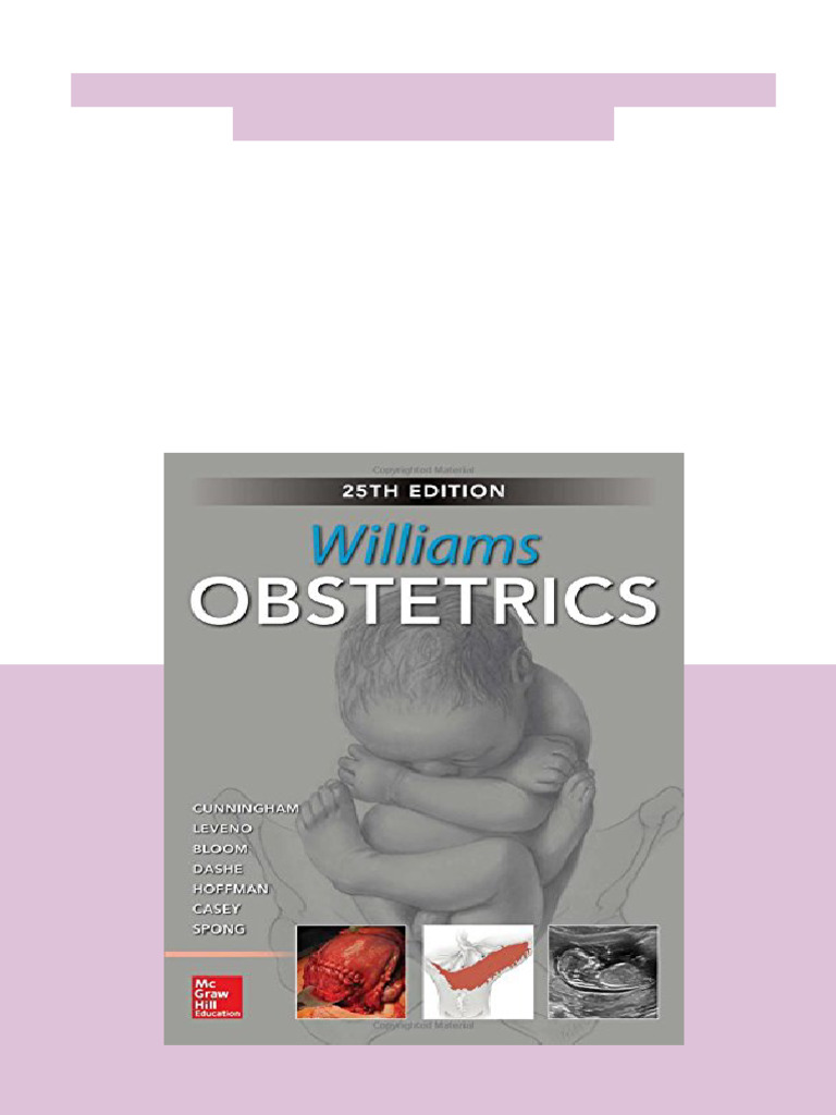 Williams Obstetrics 25th Edition F. Gary Cunningham Et Al. Instant ...