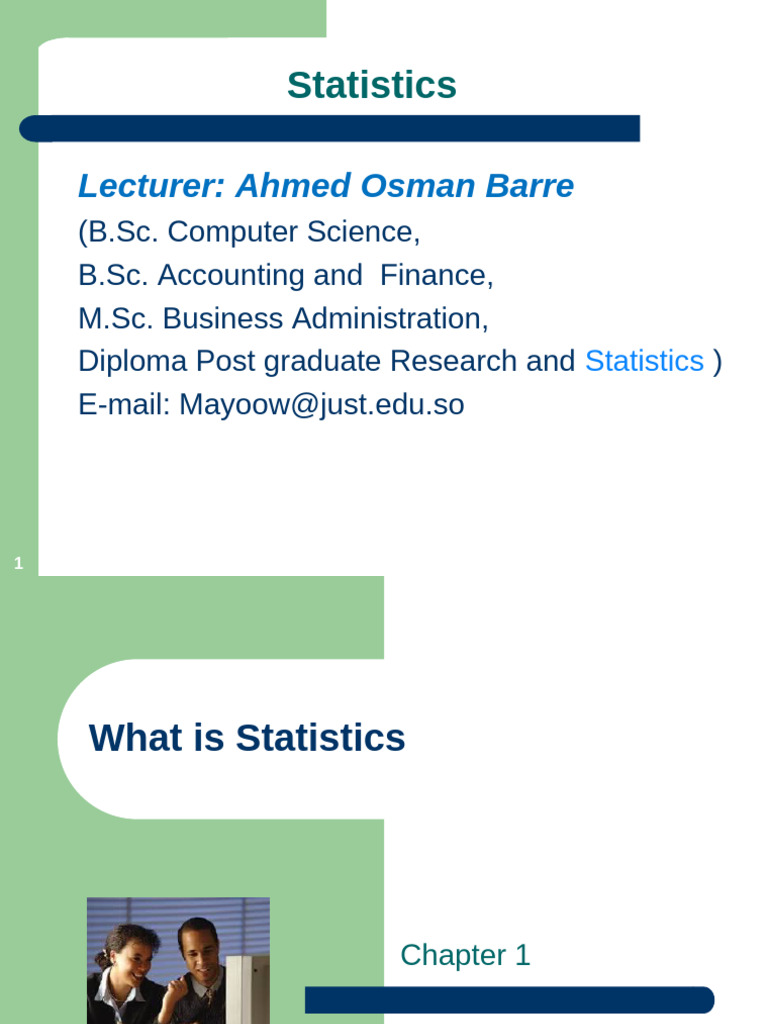 Chapter - 1 Introduction To Statistics | PDF | Survey Methodology | Sampling (Statistics)