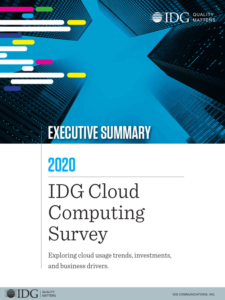 2020 Cloud Computing Trends Report | PDF | Cloud Computing | Software ...