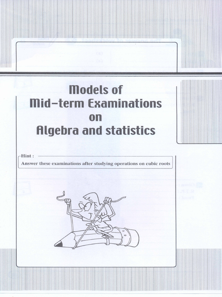 002 Model of Mid Term Algebra 2012 2013 | PDF