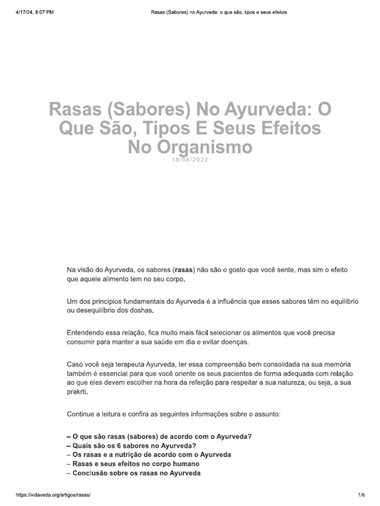 Rasas | PDF
