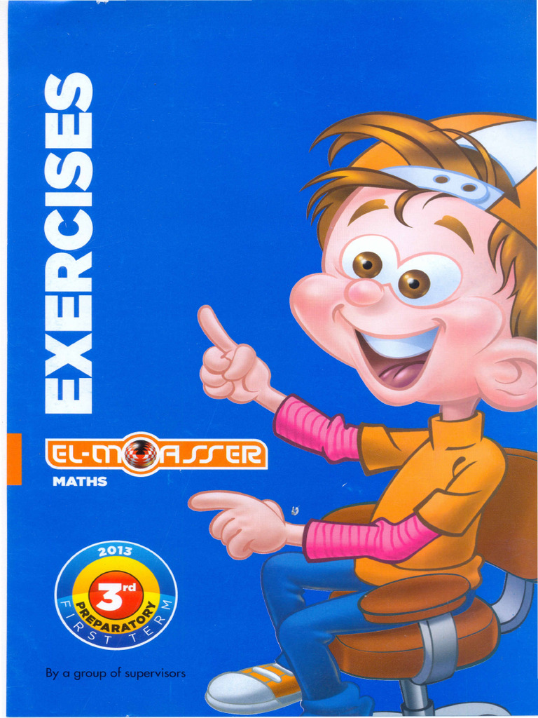 001 Prep 3 First Term 2012 2013 Algebra Exercises Cover | PDF