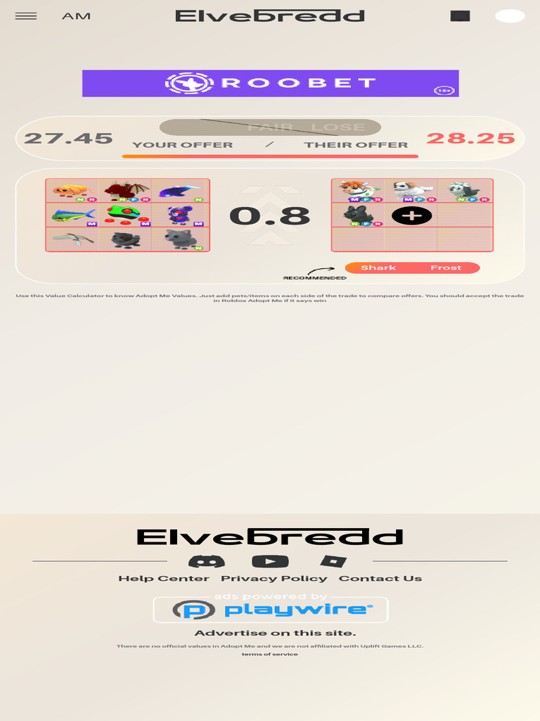 Adopt Me Value Calculator | PDF