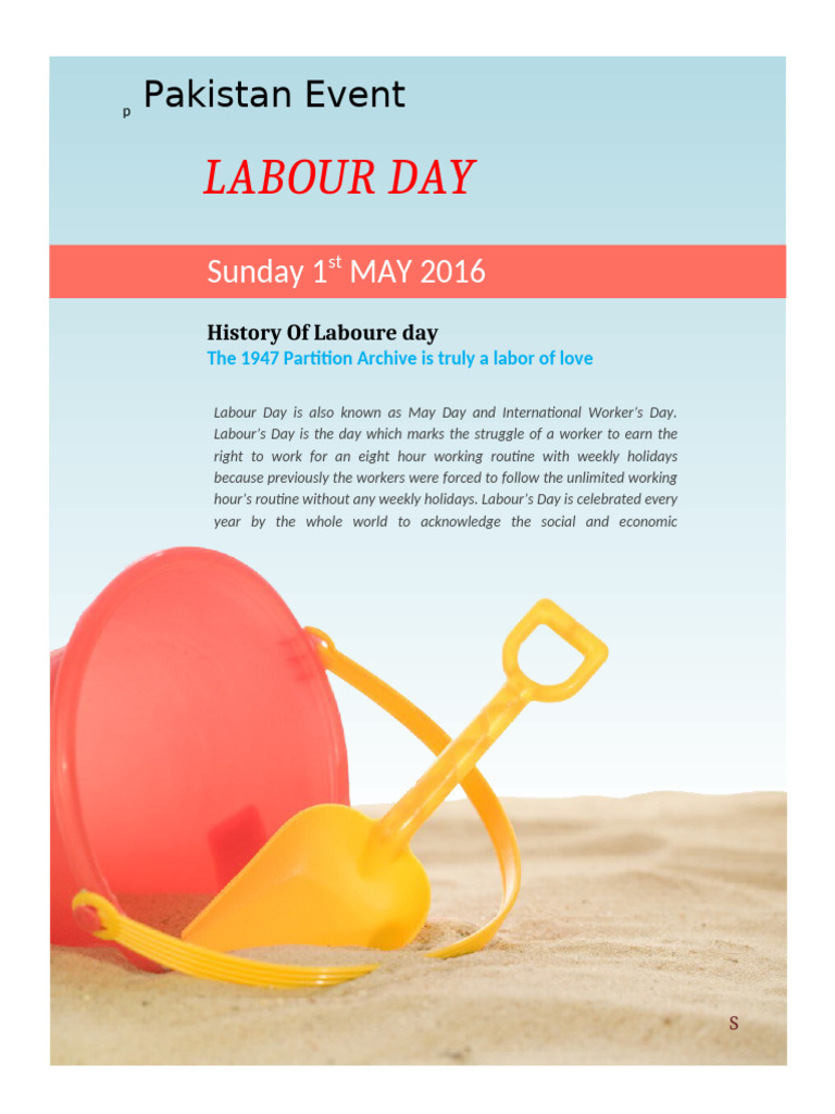 Labour Day: History and Significance | PDF