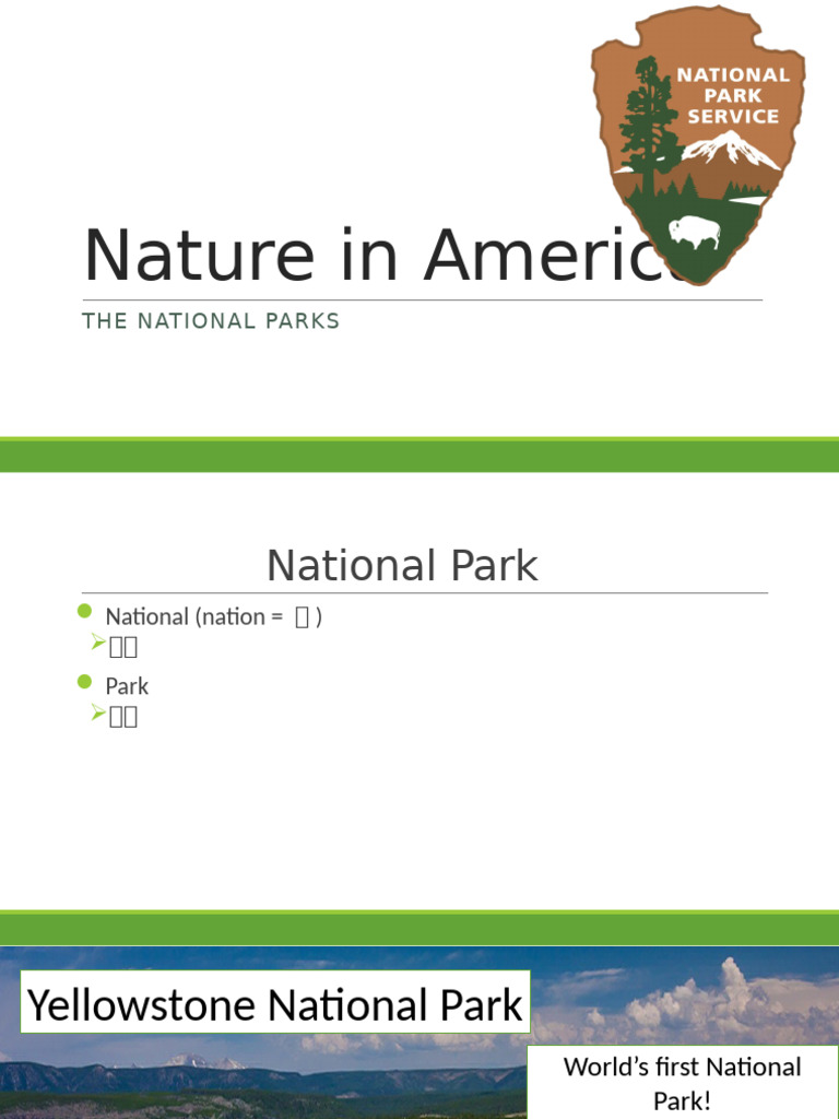 Nature in America National Parks | PDF