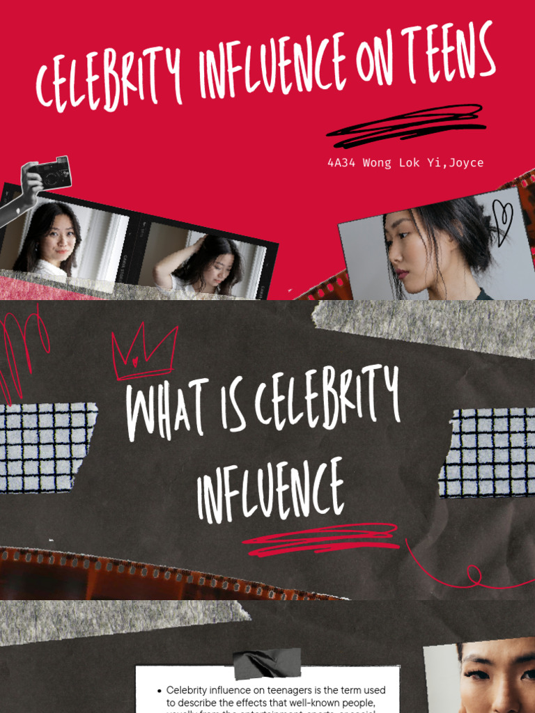 4A34 Wong Lok Yi, Joyce Celebrity Influence On Teens | PDF ...