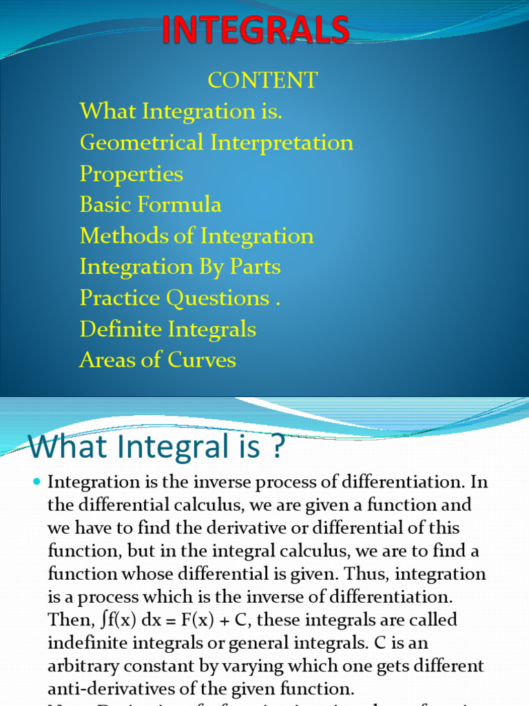 Chapter 7 and 8 Maths 12 | PDF | Integral | Function (Mathematics)