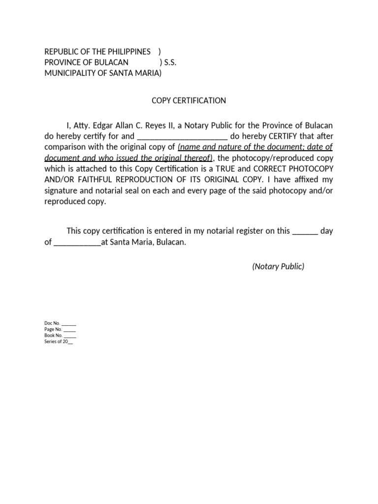 4 Certification Same As Original | PDF