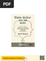 Este Dolor No Es Mío | PDF | Trauma psicólogico | Las emociones